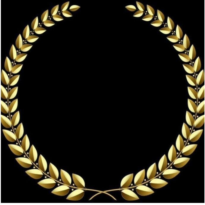 Golden wreath Modelo | PosterMyWall