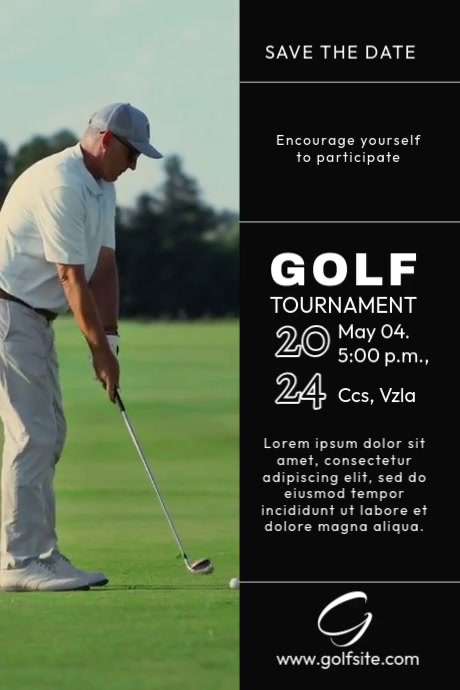 Plantilla de golf ads poster template | PosterMyWall