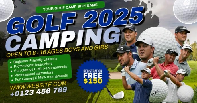 Golf Camp Ads Template | PosterMyWall