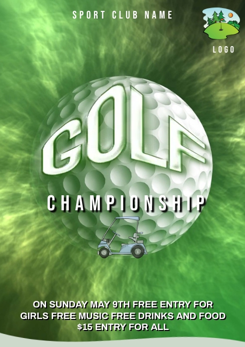 Golf Championship Template | PosterMyWall