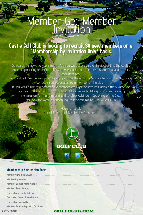 Golf Club Flyer Template | PosterMyWall