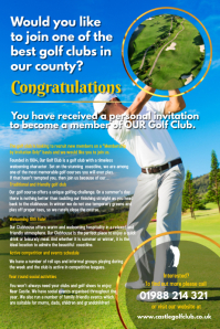 Mini Golf Template | PosterMyWall