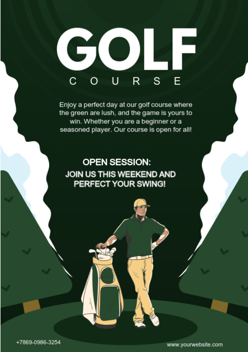 Copy of Golf course advert poster | PosterMyWall