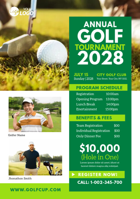 Copy of Golf Event Flyer Template | PosterMyWall