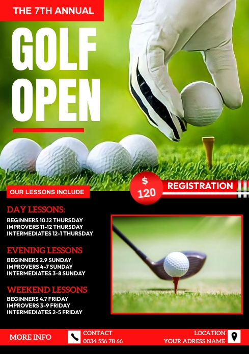 Copy of Golf flyer | PosterMyWall