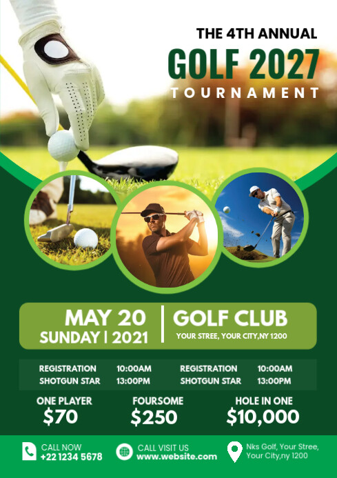 Golf Flyer Template PosterMyWall Golf Flyer Template PosterMyWall