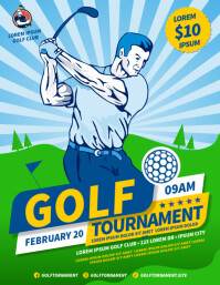 Golfing lessons Flyer template | PosterMyWall