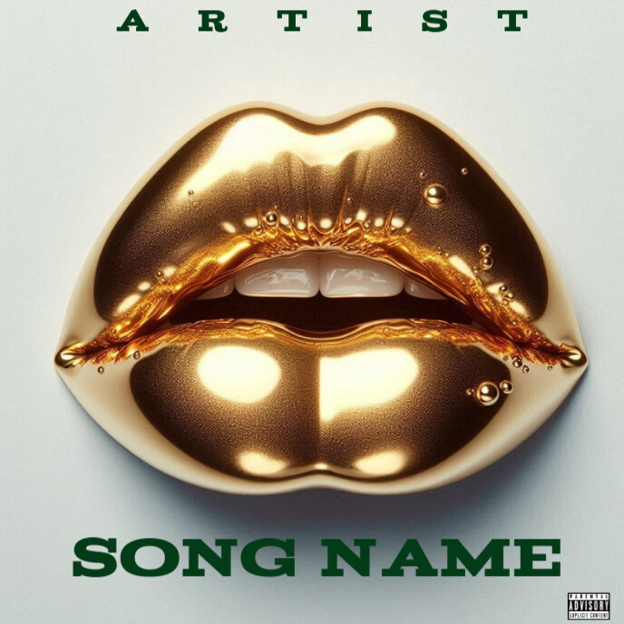 Golf lips CD mixtape album cover art Template | PosterMyWall