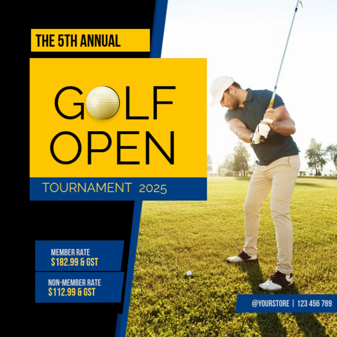 Golf Masters Template | PosterMyWall