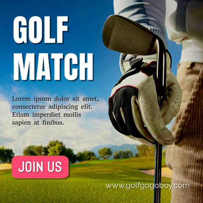 golf match Template | PosterMyWall