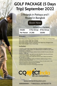 GOLF PACKAGE Template | PosterMyWall