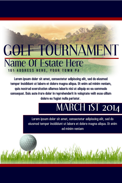 GOLF Template | PosterMyWall