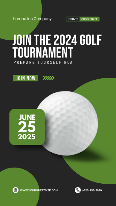 Modèle Golf Tournament 2023 Insta Story | PosterMyWall