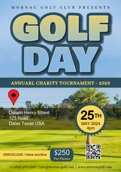 Golf Tournament Ad Template | PosterMyWall
