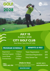 Golf Tournament Ad Template | PosterMyWall