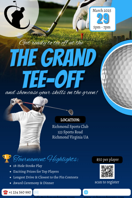 Golf Tournament Ad Template | PosterMyWall
