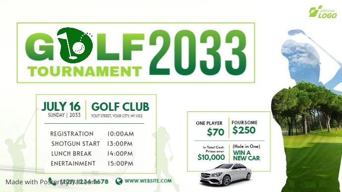 Golf Tournament Ad Template | PosterMyWall