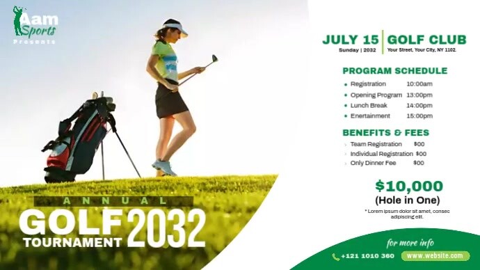 Golf Tournament Ad Template | PosterMyWall