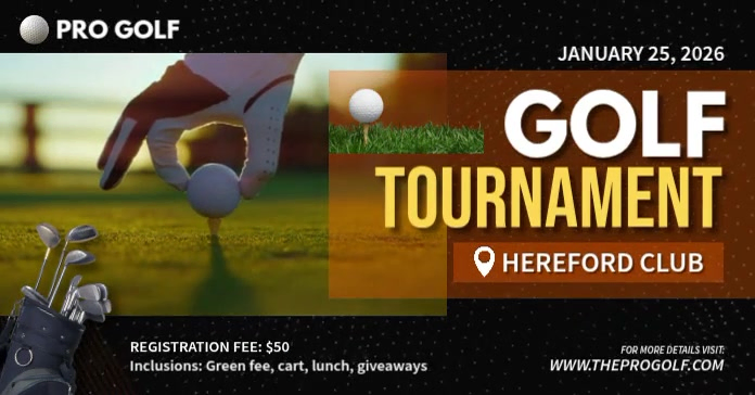 Golf Tournament Banner Template | PosterMyWall