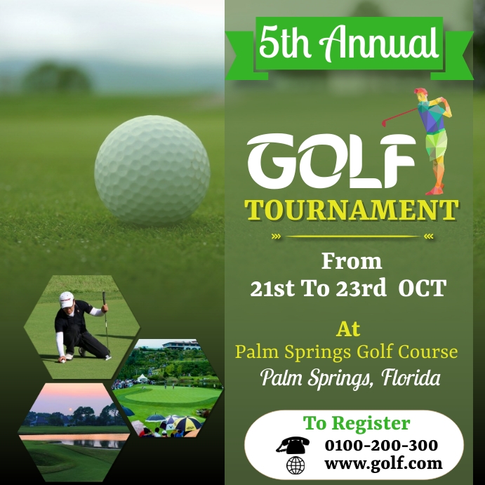 golf tournament Template | PosterMyWall