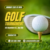 Charity Golf Tournament Instagram Post Template | PosterMyWall