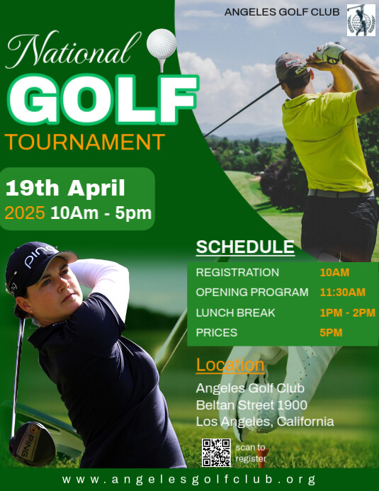 Golf Tournament flier Ad Template | PosterMyWall