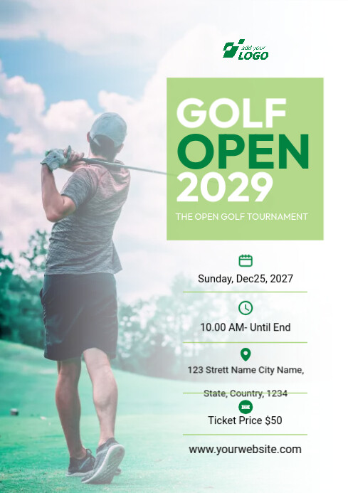 Golf Tournament Flyer Template | PosterMyWall