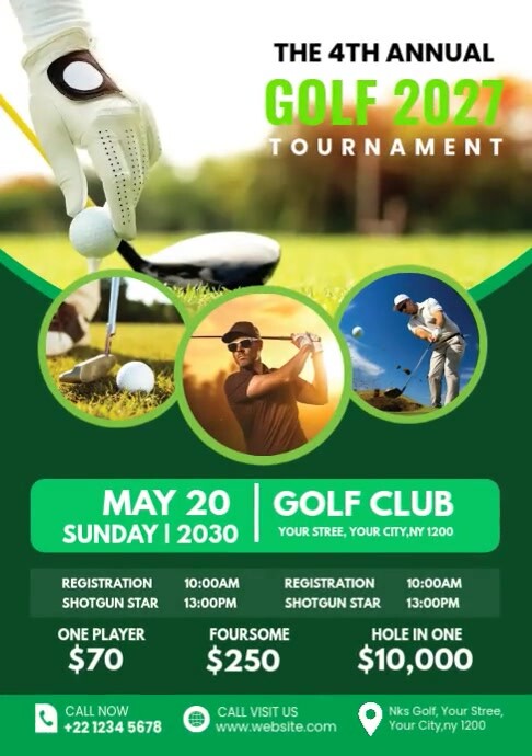 Golf Tournament Flyer Template | PosterMyWall