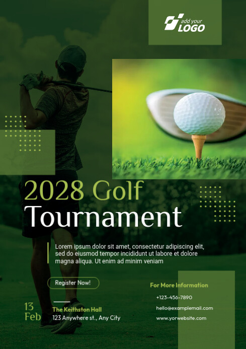 Golf Tournament Flyer Template | PosterMyWall