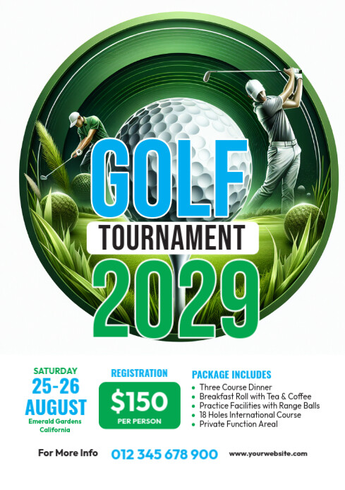 Golf Tournament Flyer Template | PosterMyWall