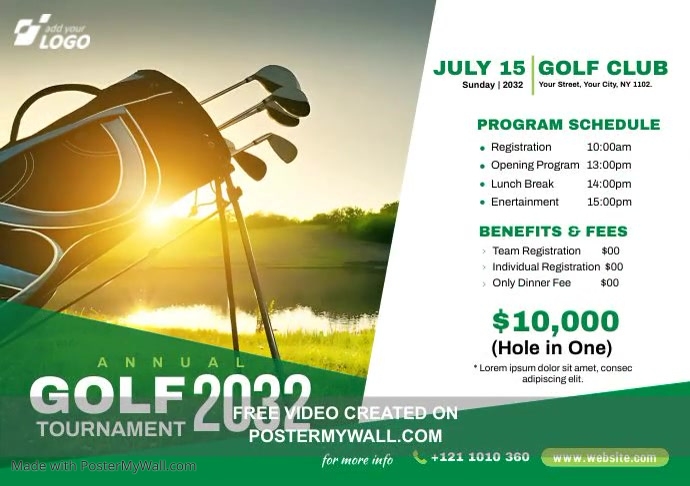 Golf Tournament Flyer Template | PosterMyWall
