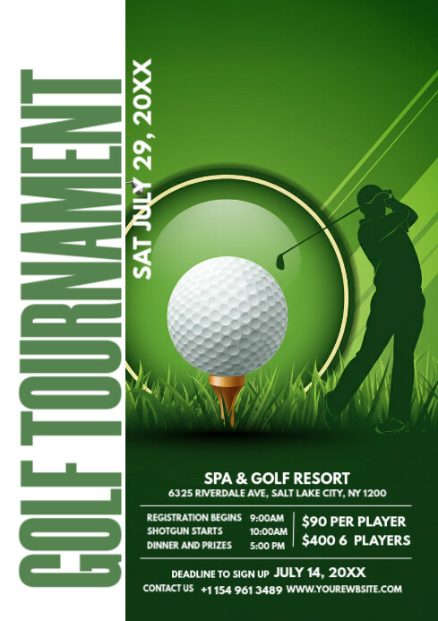 Golf Tournament Flyer Design Template | PosterMyWall
