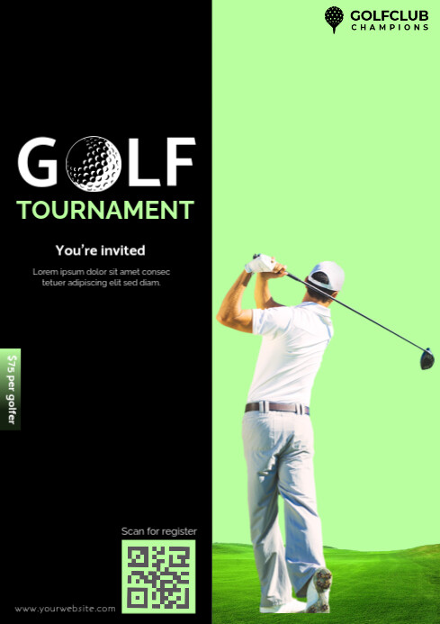 golf tournament flyer Template | PosterMyWall