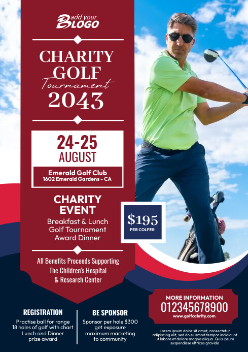 Golf Tournament flyer Template | PosterMyWall