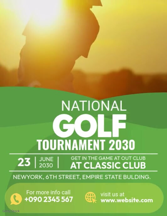 Golf Tournament Flyer Template | PosterMyWall