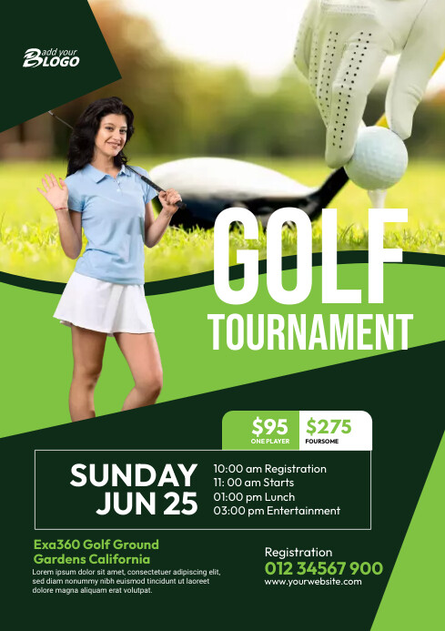 Golf Tournament Flyer Template | PosterMyWall