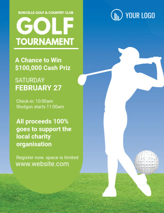 Golf Tournament Flyer Template | PosterMyWall
