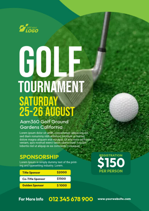 Golf Tournament Flyer Template | PosterMyWall
