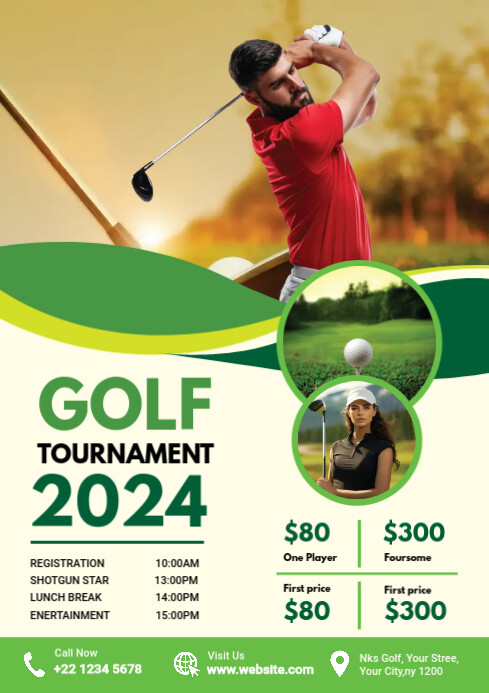Golf Tournament Flyer Template | PosterMyWall