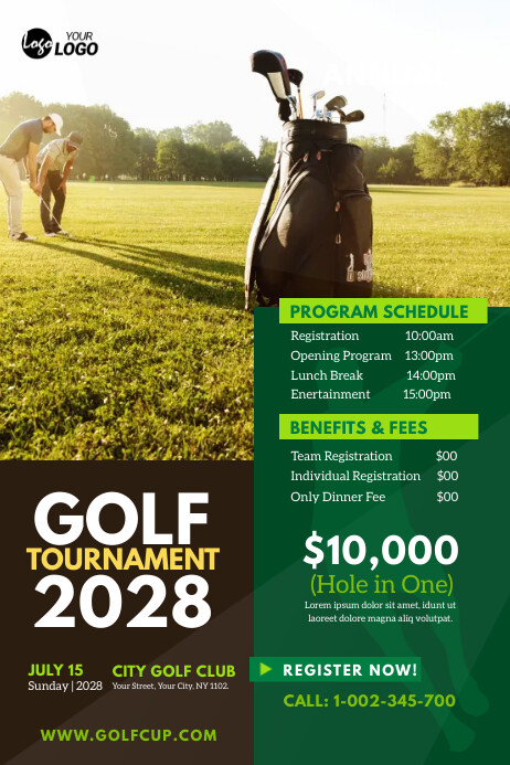 Copy of Golf Tournament Poster | PosterMyWall