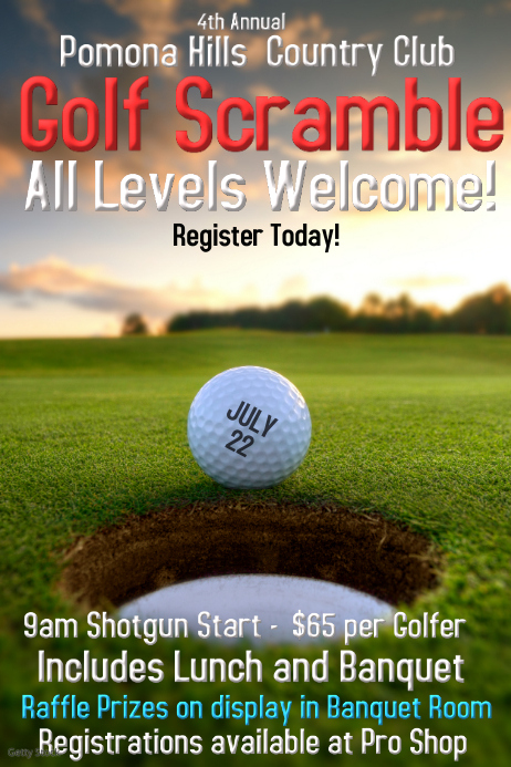 Golf Tournament poster Template | PosterMyWall