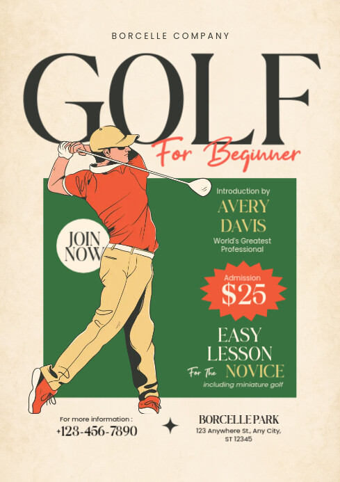 golf tournament template | PosterMyWall