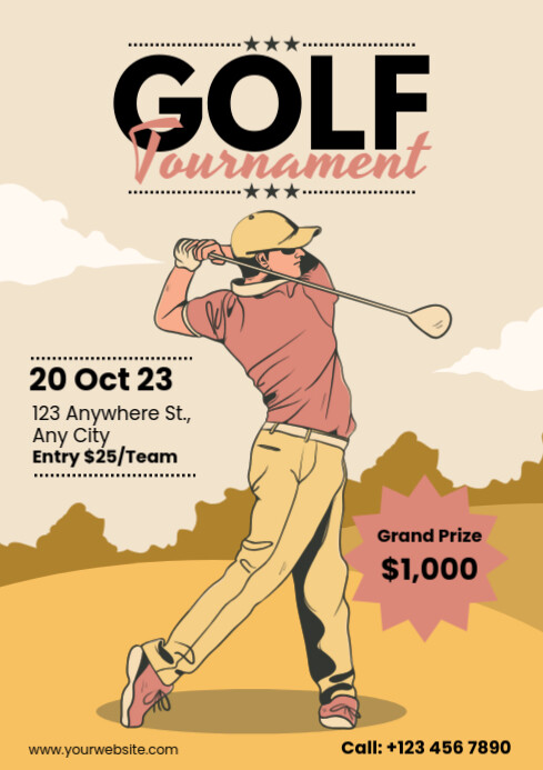 golf tournament template | PosterMyWall