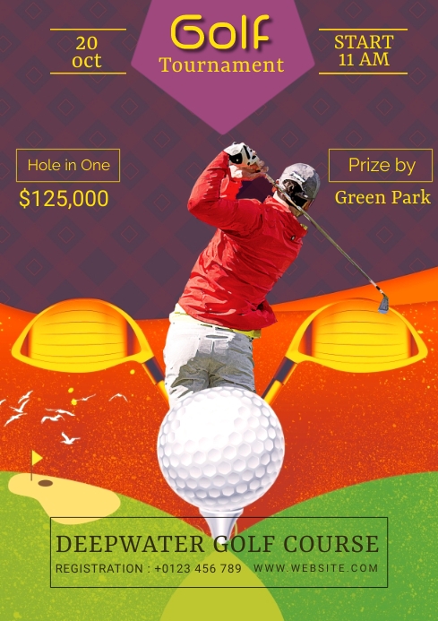 GOLF TOURNAMENT TEMPLATE | PosterMyWall