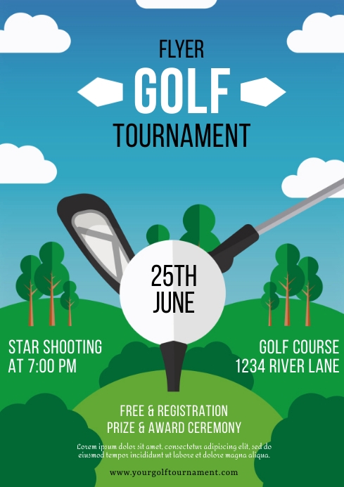 GOLF TOURNAMENT TEMPLATE | PosterMyWall