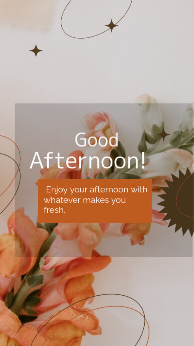 Copy of Good Afternoon | PosterMyWall