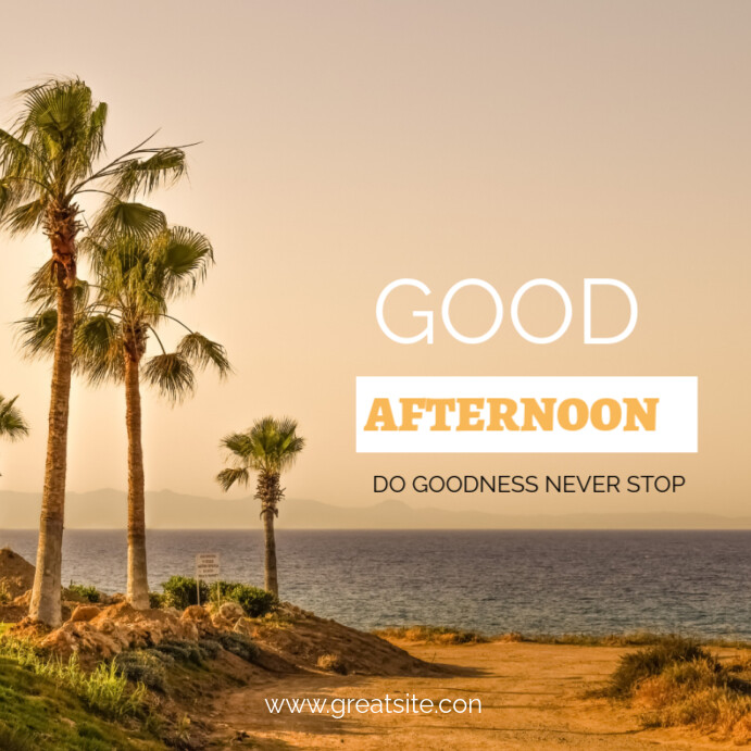 Good Afternoon Modelo | PosterMyWall