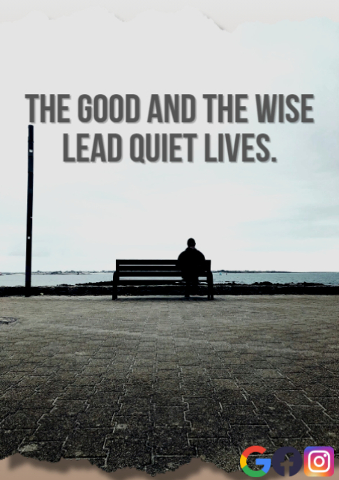 Plantilla de GOOD AND WISE QUOTE TEMPLATE | PosterMyWall