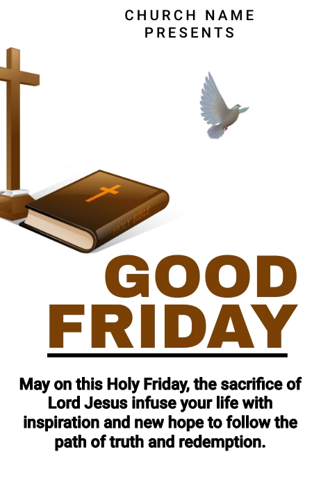 good friday, easter Template | PosterMyWall