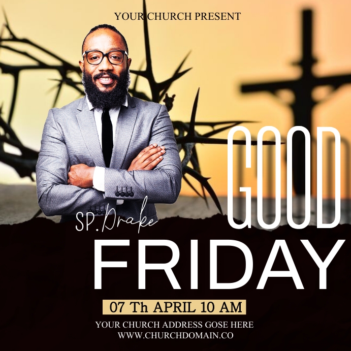 Copy of GOOD FRIDAY' | PosterMyWall